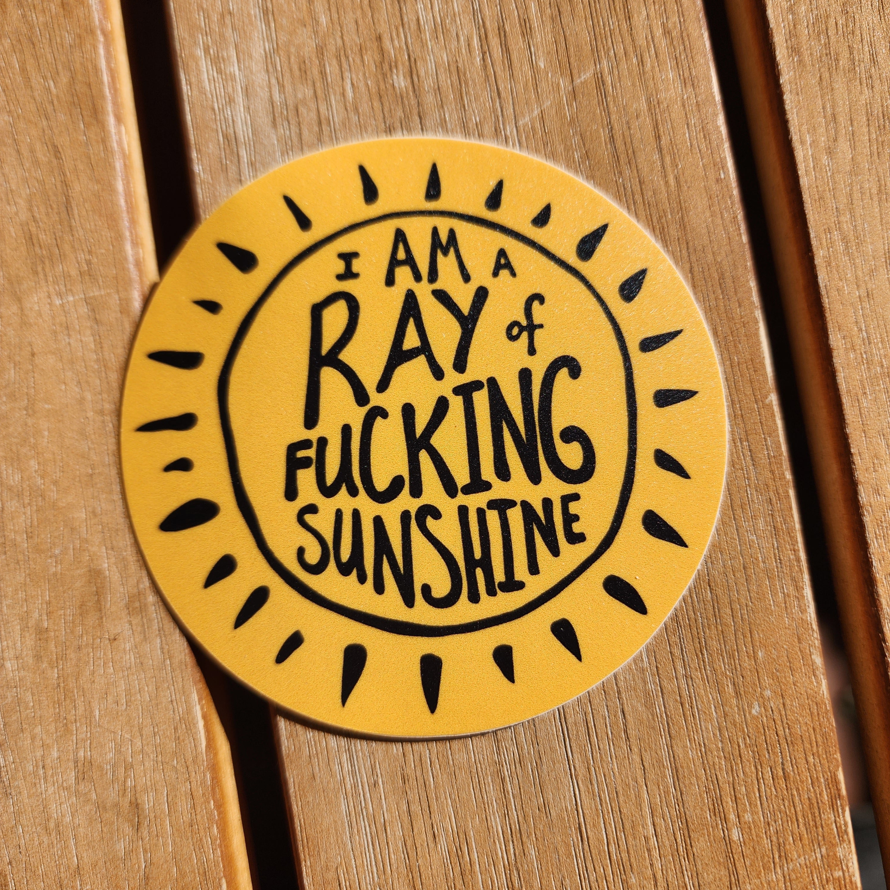 Ray of Sunshine Sticker – ClementineandPoppyCo